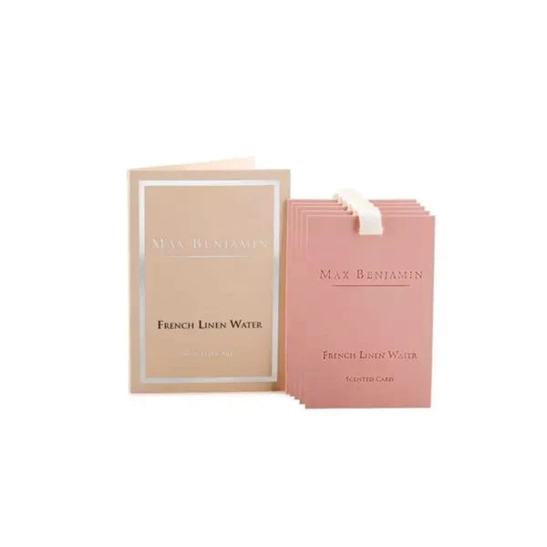 French Linen Water Scented Card 5 Pack | Perfume Online Scentitude
