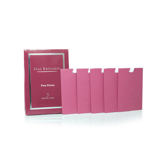 Pink Pepper Scented Card 5 Pack | Perfume Online Scentitude