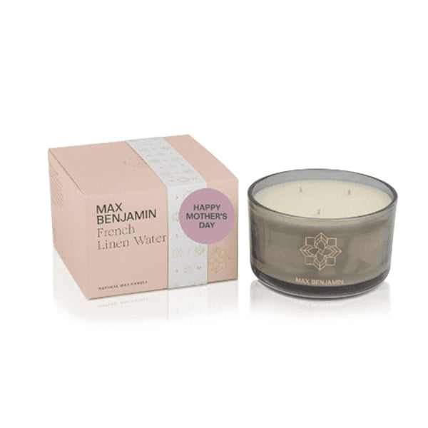 French Linen Water 3 Wick Candle | Perfume Online Scentitude